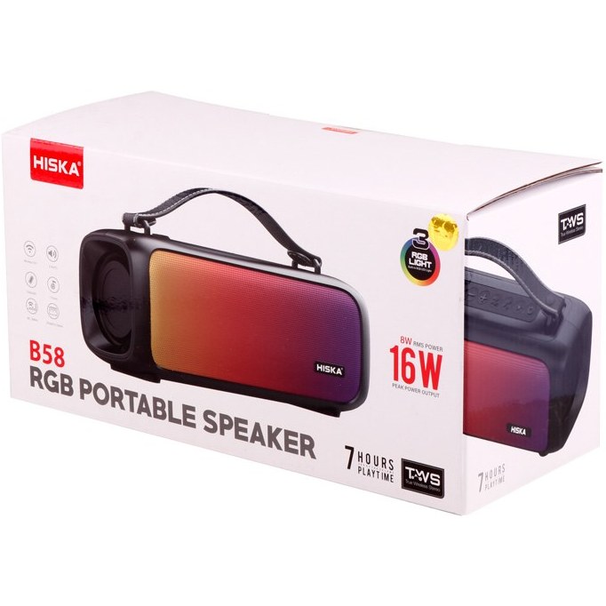 اسپیکر بلوتوثی قابل حمل هیسکا مدل B58 اصل - تل اسمارت